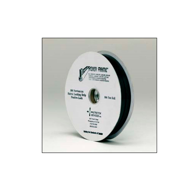 BLACK LOCKING STRIP 100' - screen-printers-resource